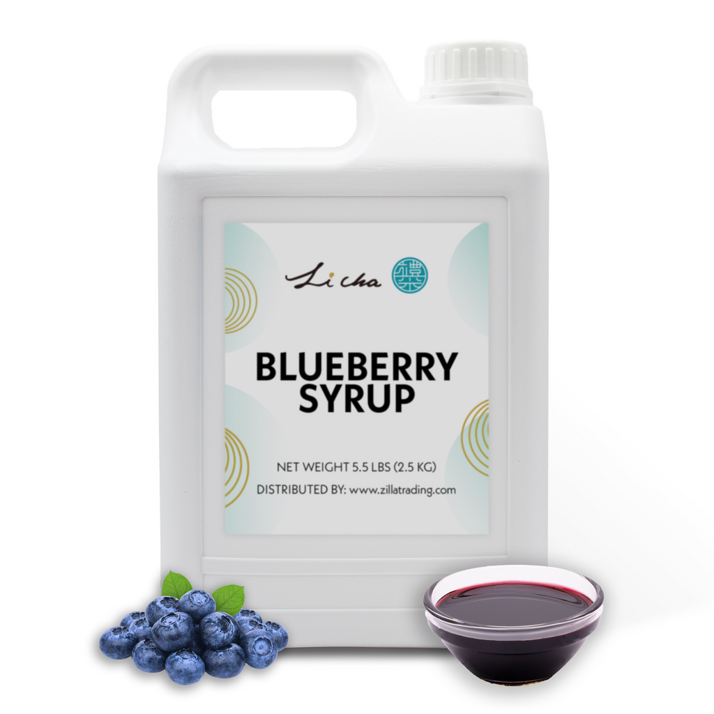 Li Cha Blueberry Syrup (2.5kg/5.5lb Bottle) – Zilla Trading Company