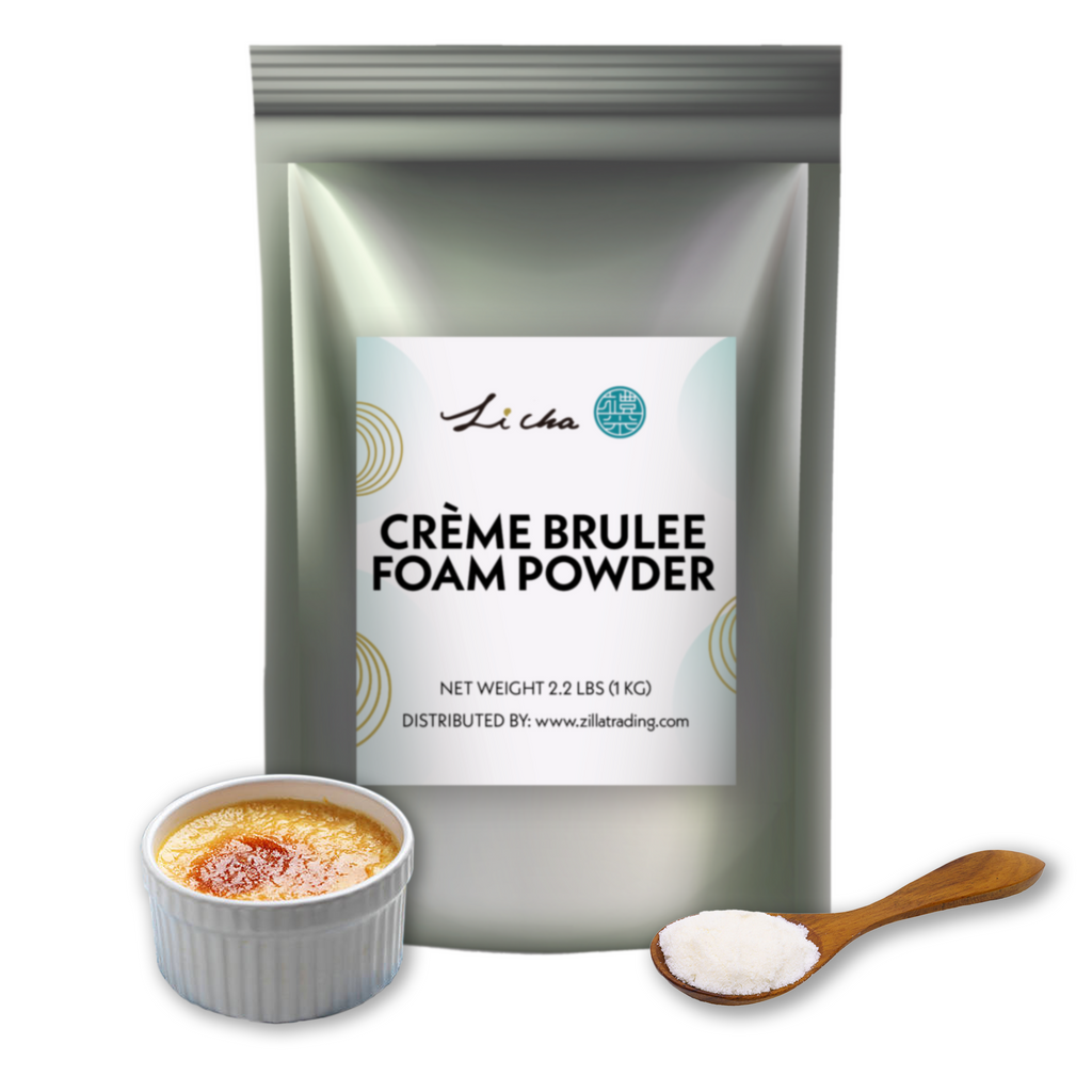 Li Cha Crème Brulee Foam Powder (1kg/2.2lbs Bag) – Zilla Trading Company