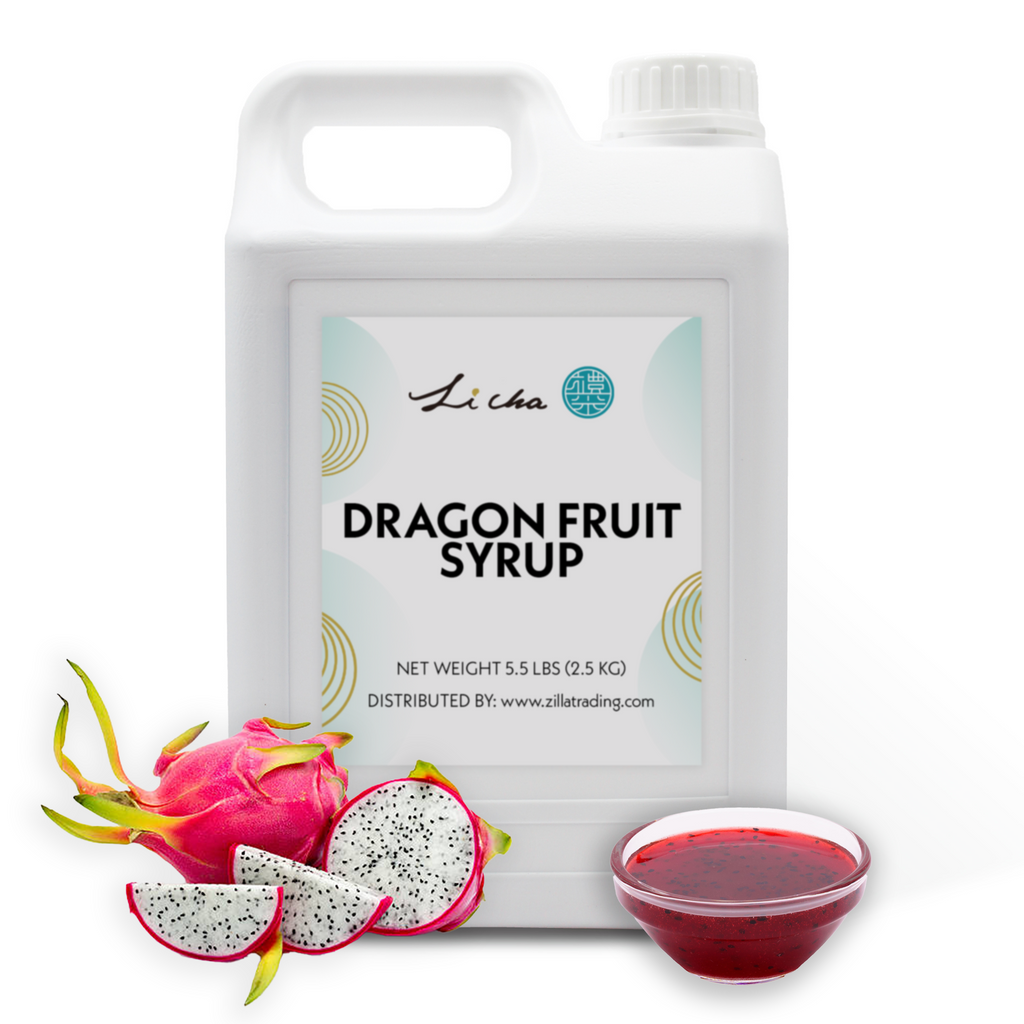 Li Cha Dragon Fruit Syrup (2.5kg/5.5lb Bottle) – Zilla Trading Company