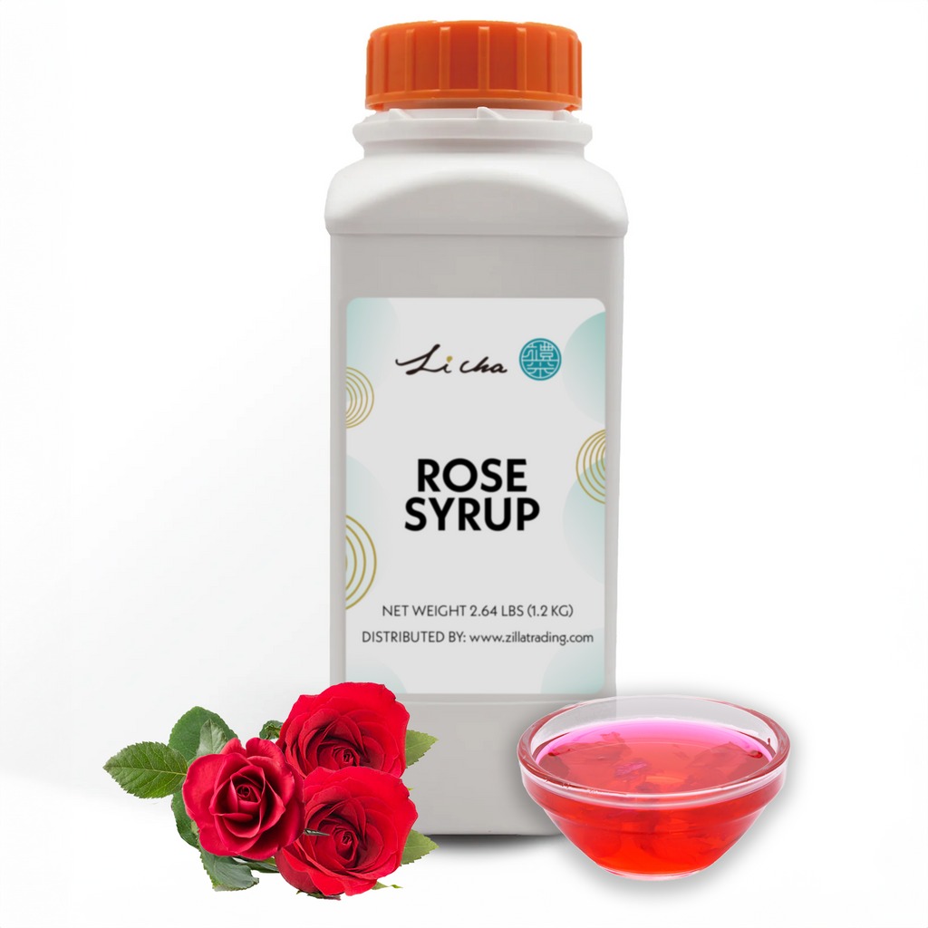 Li Cha Rose Syrup (1.2kg/2.6lb Bottle) – Zilla Trading Company
